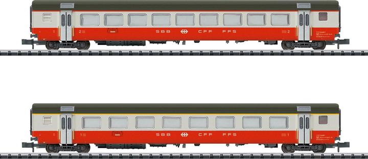 MiniTrix 18721 N Set of 2 SBB Swiss Express passenger coaches Set 2 ...