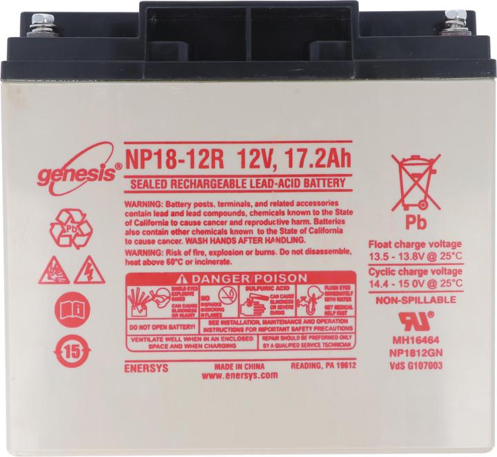 Hawker Energy Hawker Enersys Genesis NP18-12R mit M5 Schraubanschluss