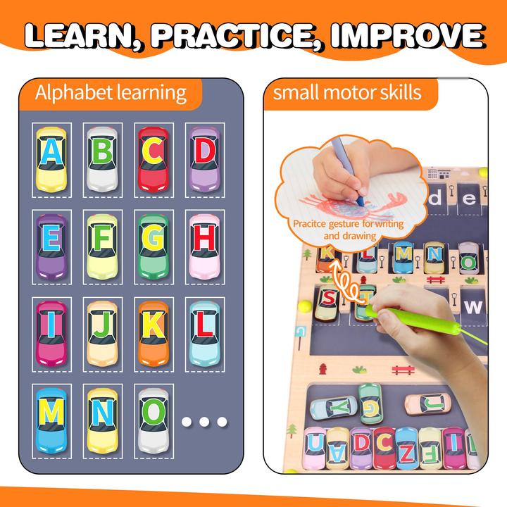 Activity Board Magnetspiel Holz-Labyrinth-Spiel Kinderspielzeug ...