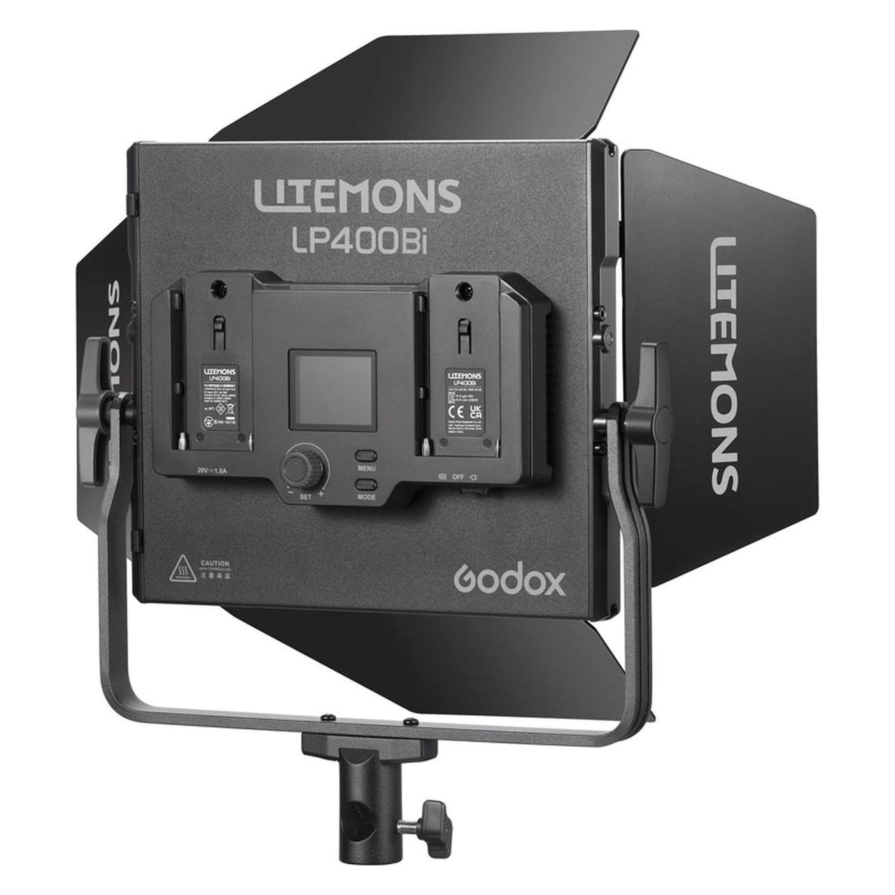 Godox LP400BI Black Litemons Bi Color LED Panel Light 40WS - Galaxus