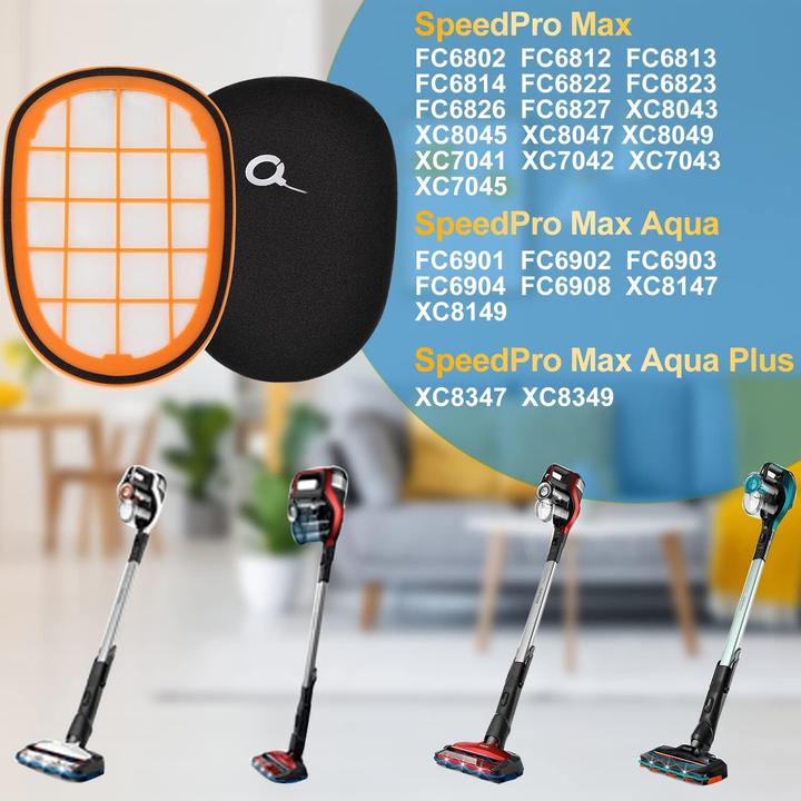 Plutoos Compatible Philips SpeedPro Max Aqua Plus FC5005/01 Filter 3-Pack