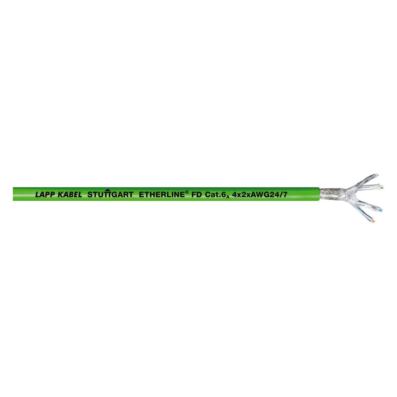 Lapp 10 Meter 2170484 ETHERLINE FD P CAT.6A 4x2x24 AWG Ethernet IP I ...