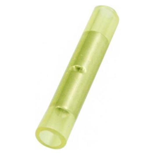 RS PRO Butt Splice Splice Connector, Yellow, Insulated, Tin 26 - 22 AWG ...