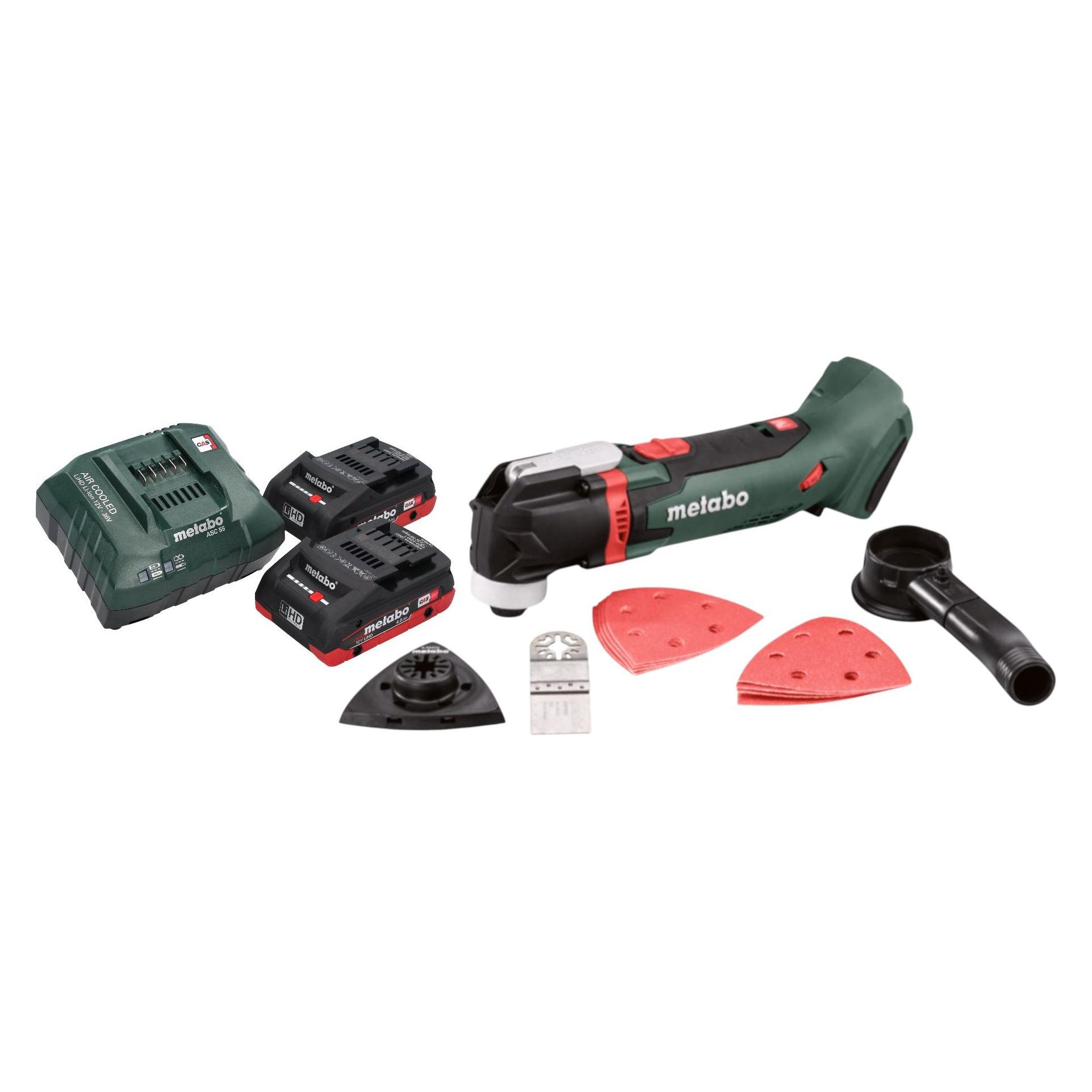 Metabo MT 18 LTX Akku Multitool 18 V OIS / Starlock + 2x LiHD Akku 4,0 ...
