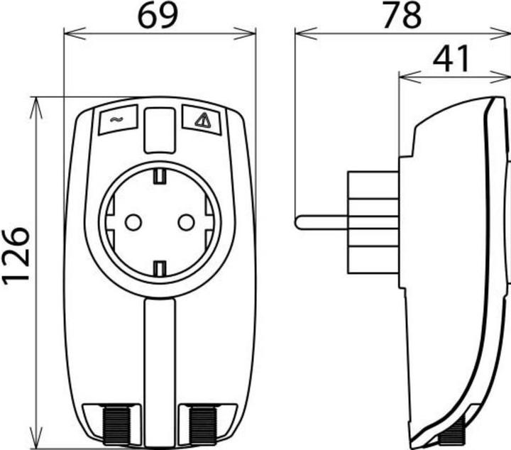 Dehn + Söhne 909300 Surge protection intermediate plug