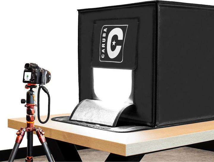 Caruba tragbares Fotostudio LED 60x60x60cm Bi Color - Galaxus