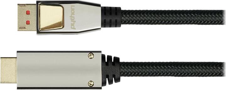 Python GC M0220 DisplayPort 1.4 auf HDMI 2.0 A Stecker, 10 m, schwarz (10 m) - Galaxus