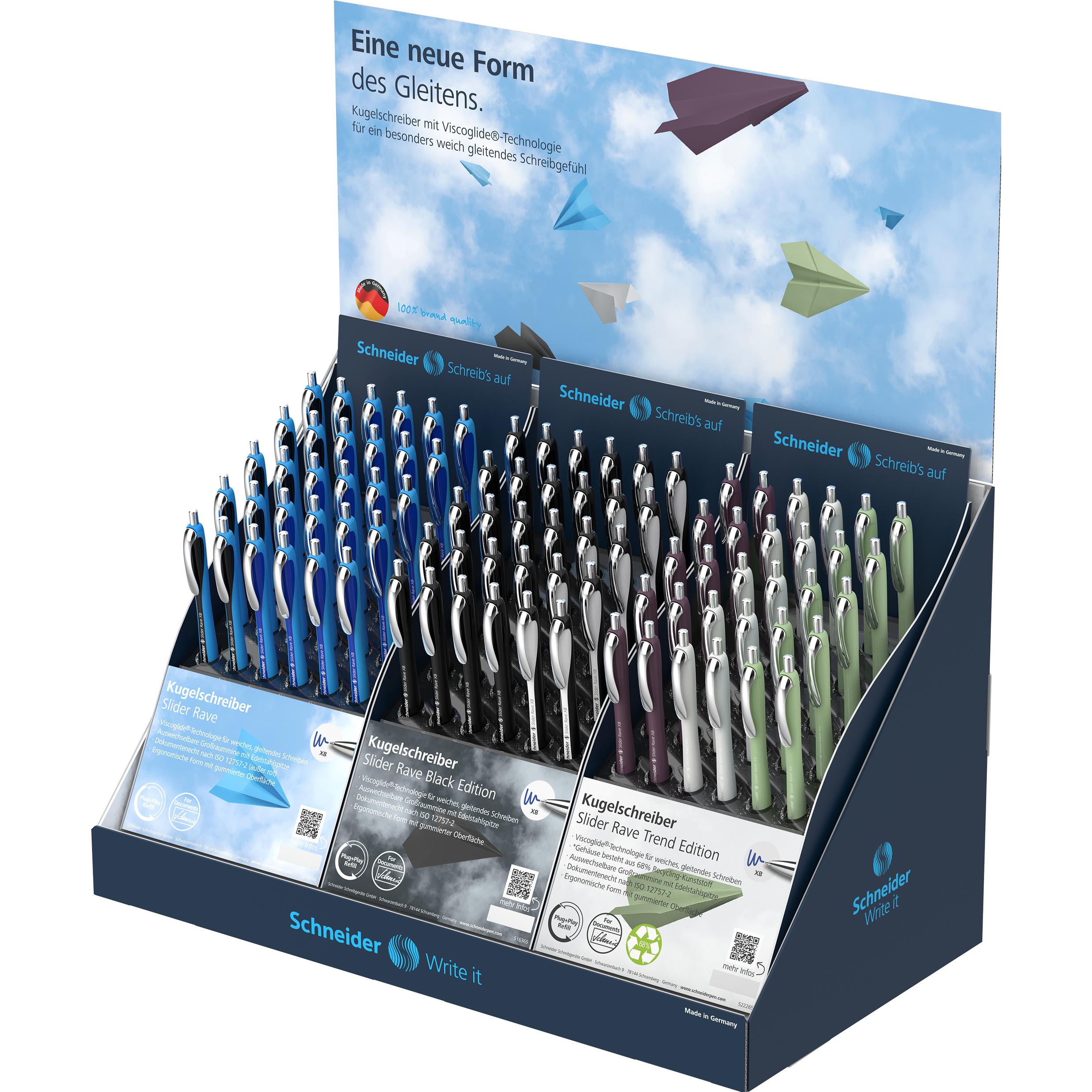 Schneider Kugelschreiber Slider Rave 90ST sortiert - Digitec
