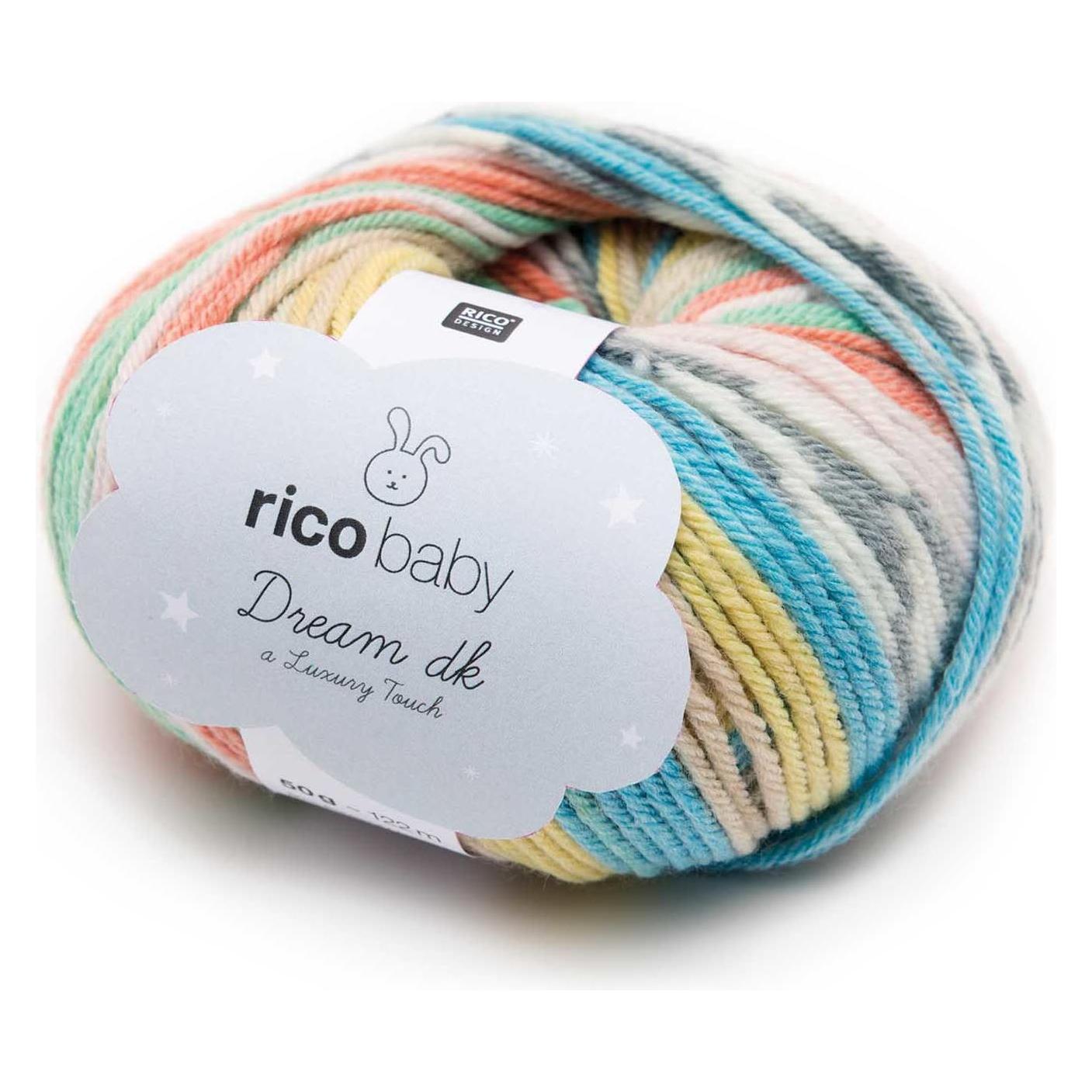 Rico Design Wolle Baby Dream dk 50 g, Mehrfarbig (115 m) - Galaxus