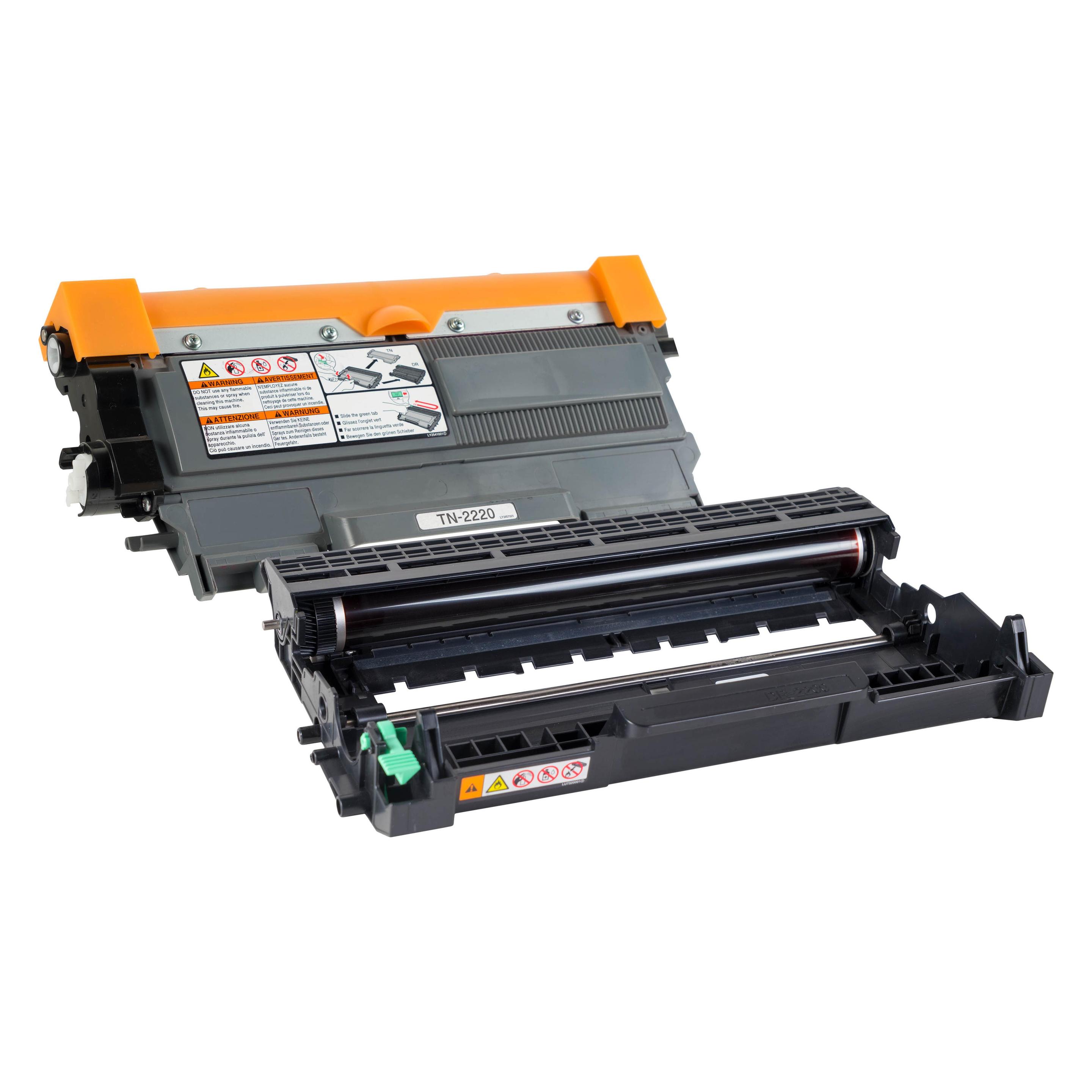 Tonerfabrik Toner TN-2220 und Drum DR-2200 Toner-Drum-Bundle