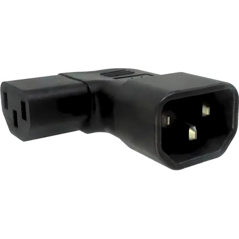 Dinic Netzadapter C13 auf C14 gewinkelt, YL-3212L-1 IEC 60320-C13/14 ...