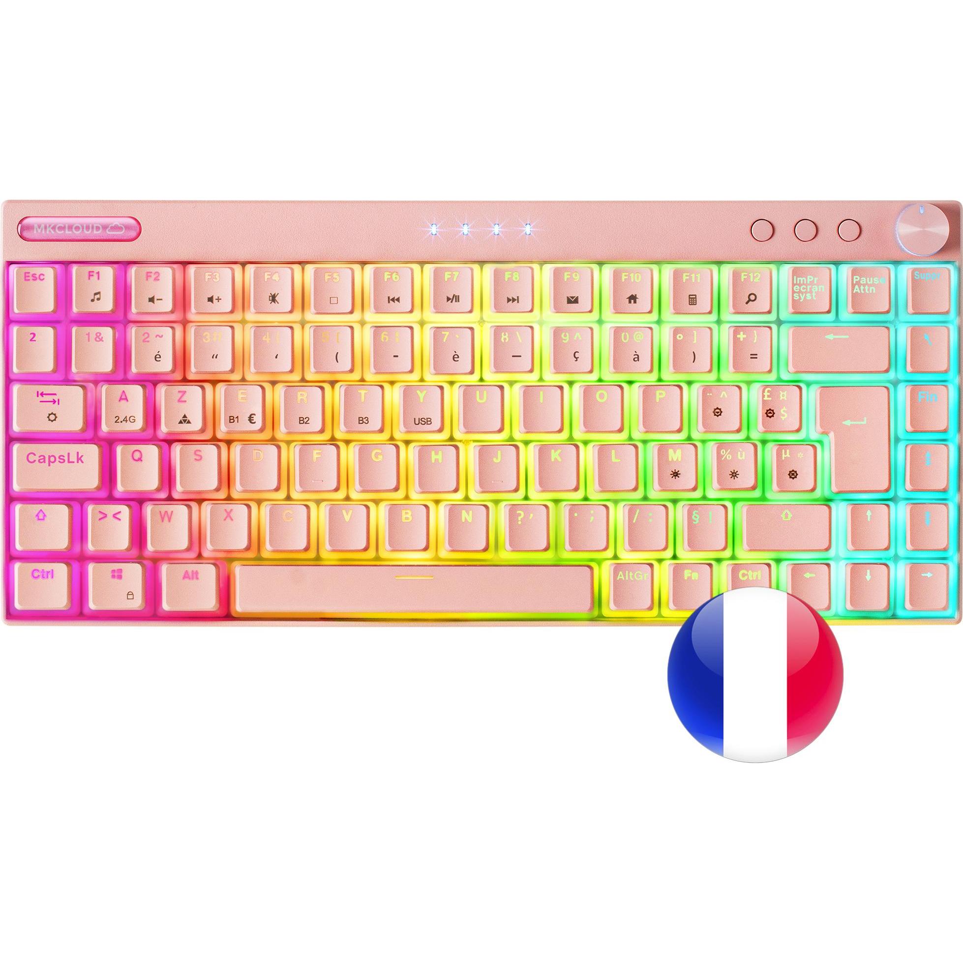 Mars Gaming Clavier Sans Fil Bluetooth Mécanique (Outemu Sq Pro Blue ...
