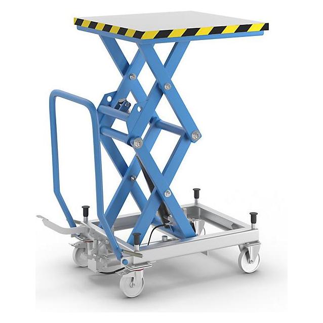 eurokraft pro Doppelscheren-Hubtischwagen (500 kg)