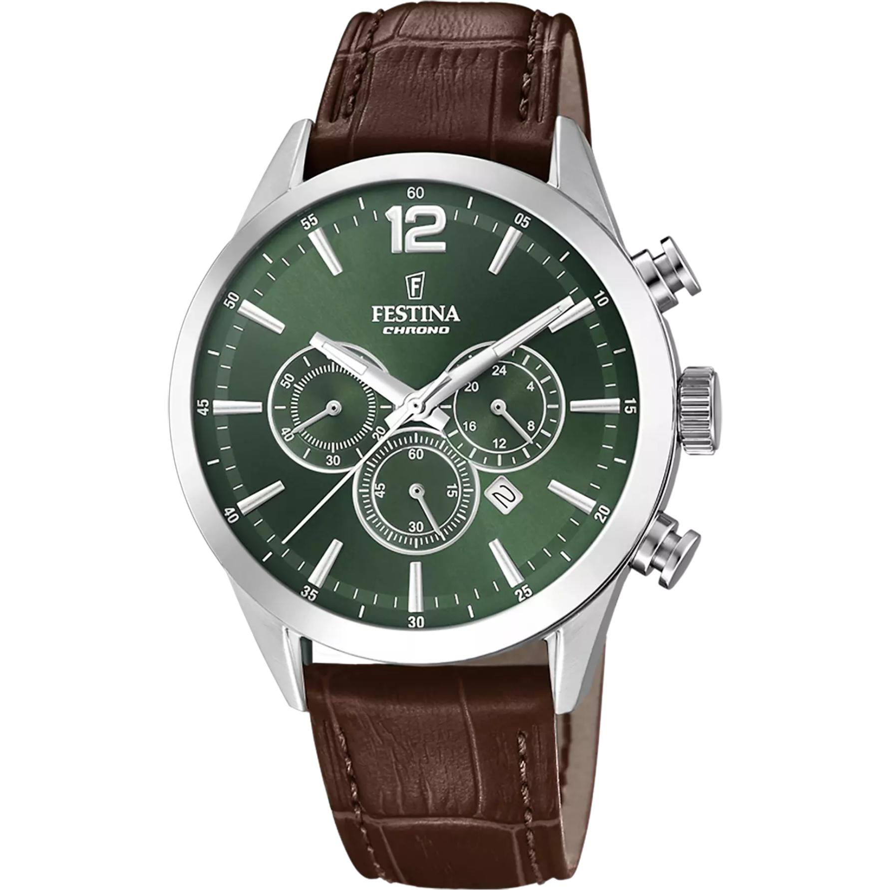 Festina Grüne Uhr, Herren (Chronograph, 43.50 mm) - kaufen bei Digitec