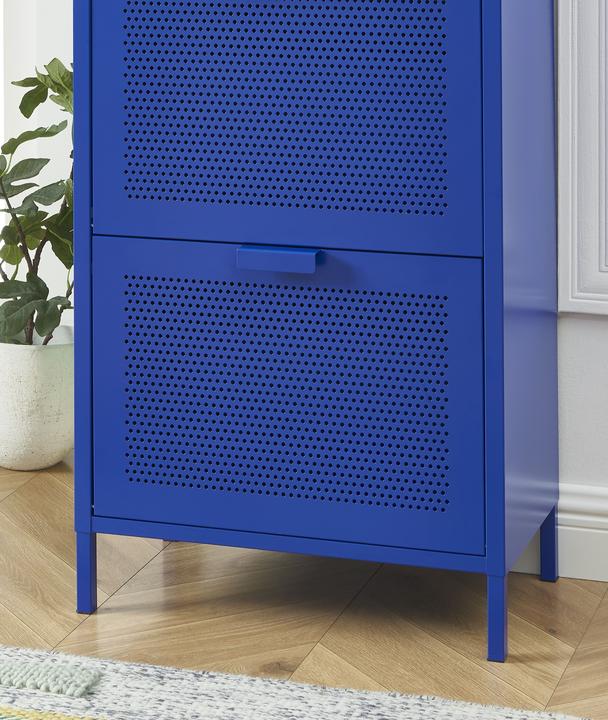 Pantone Schuhmöbel Metall elektrisch blau 55cm - buy at Galaxus