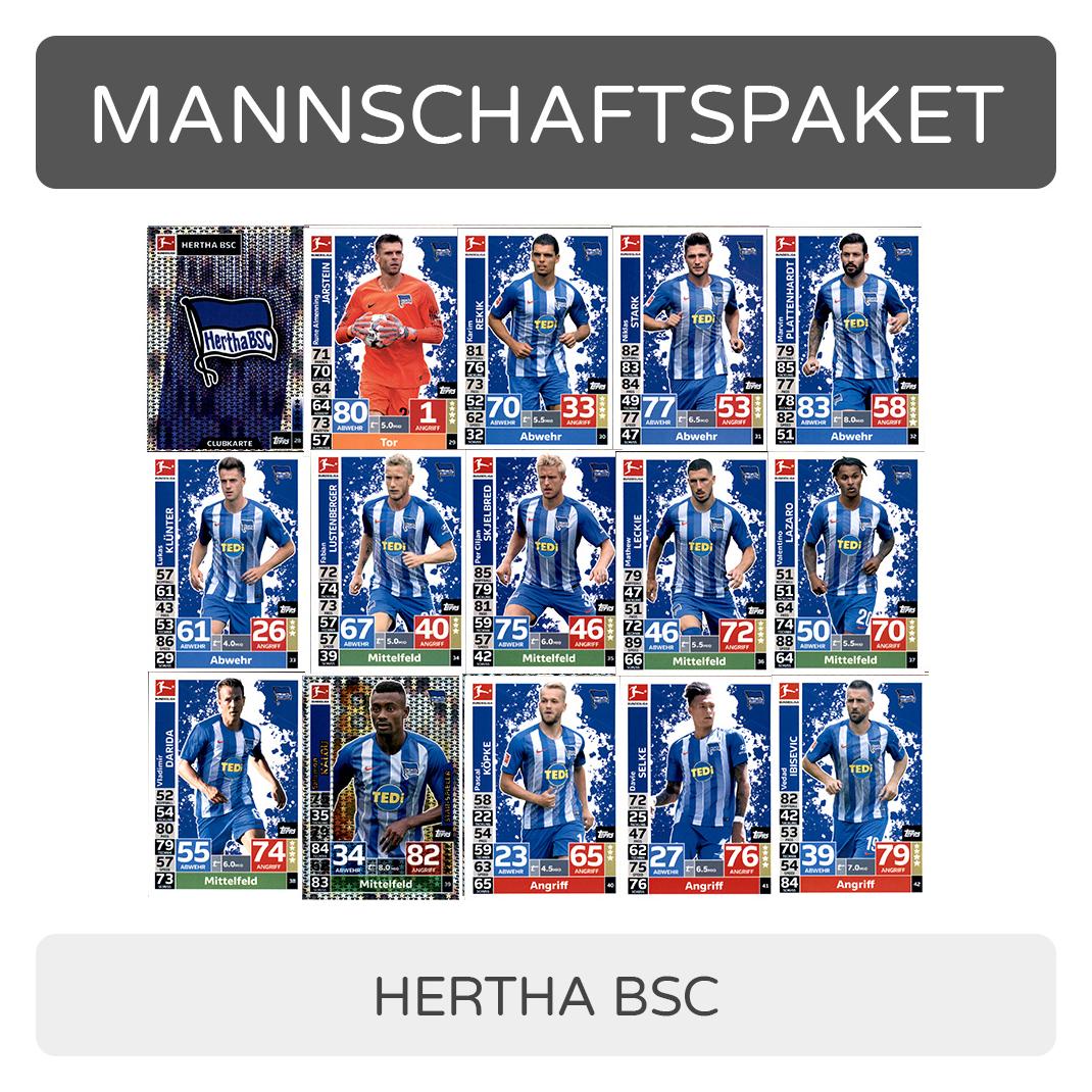 Topps Match Attax - 2018/19 - Mannschaftspaket - Hertha BSC