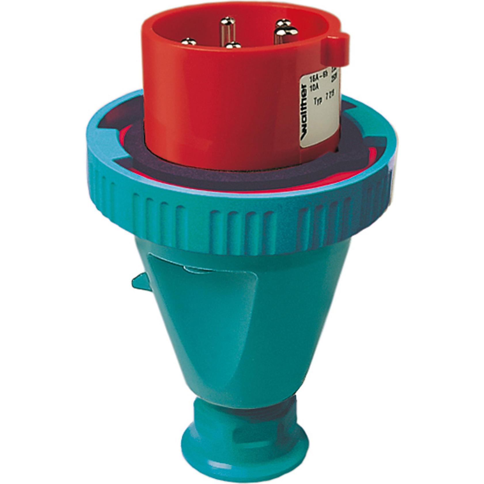Walther Werke WAL 7219 CEPRO Stecker 16A 400V 6h rot 5pol.+9xSteuerung ...