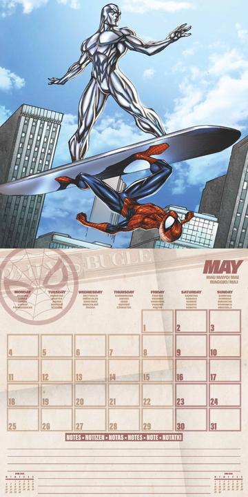 Pyramid Marvel Spiderman Square Calendar 2026 30x30 - buy at Digitec