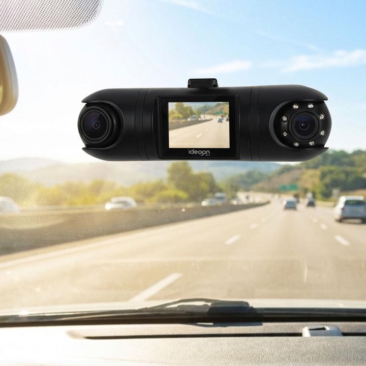 Ideoon QHD Dual Dashcam – Premium Auto Kamera mit GPS & G-Sensor, IR ...