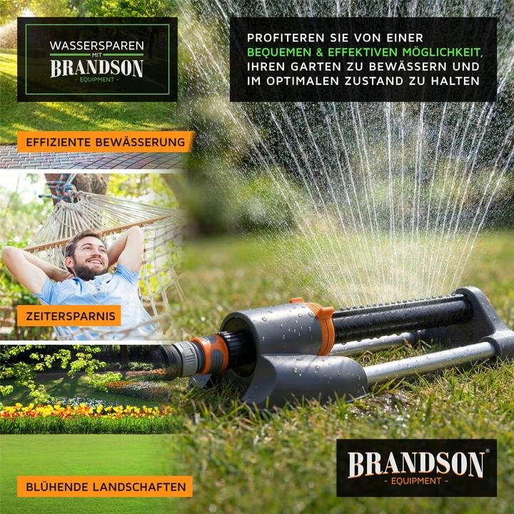 Brandson Viereckregner Garten Rasensprenger, Flächenregner, für Flächen ...