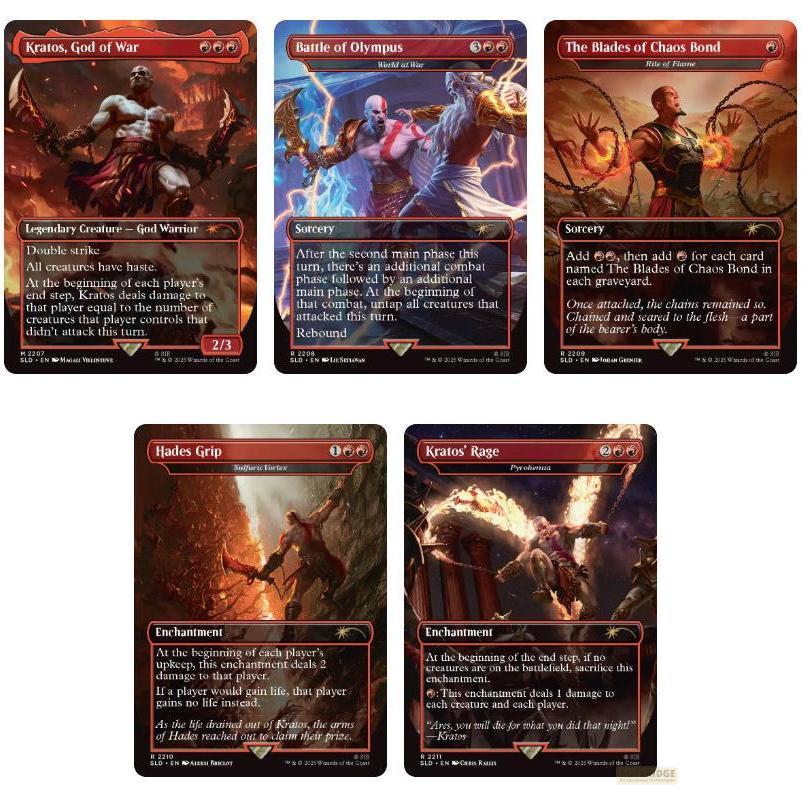 Wizards of the Coast MTG: Secret Lair x Playstation - God of War: Greek ...