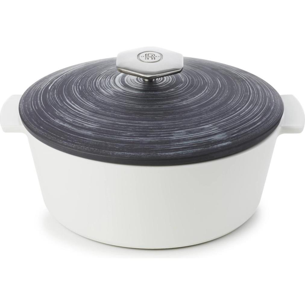 Revol Révolution 2 cocotte with lid, silver, capacity: 3.4 litres - Galaxus