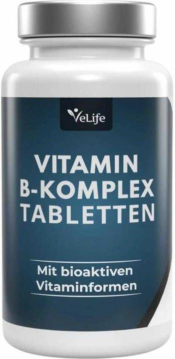 VeLife Vitamin B-Komplex Tabletten teilbar Dose 120 Stk