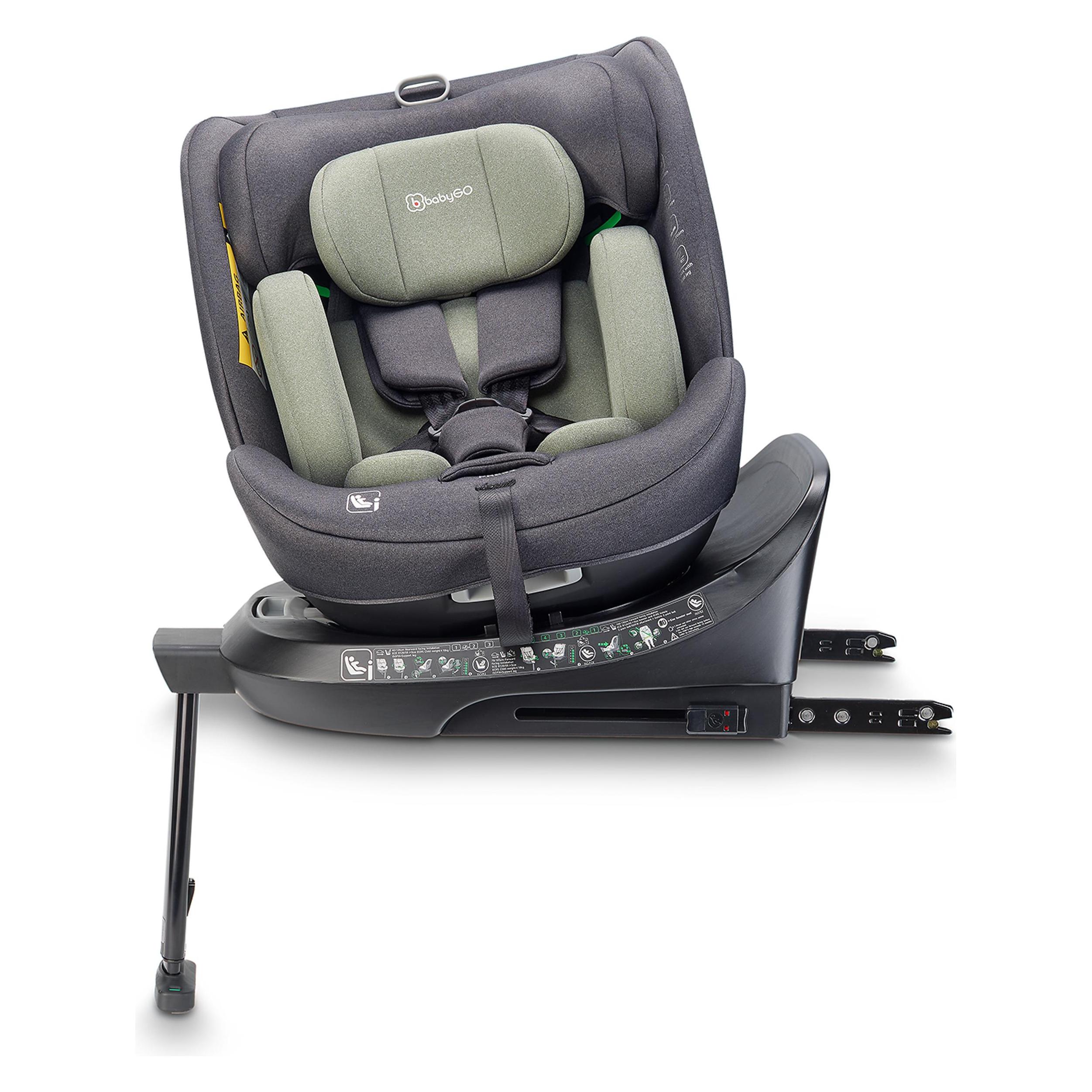 BabyGo Kindersitz Move 360 Green (Kindersitz, Reboarder, ECE R129/i ...