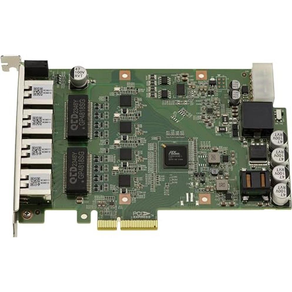 Kalea-informatique Carte réseau PCIe x4 4 ports 2,5 Gigabit RJ45 PoE+ ...