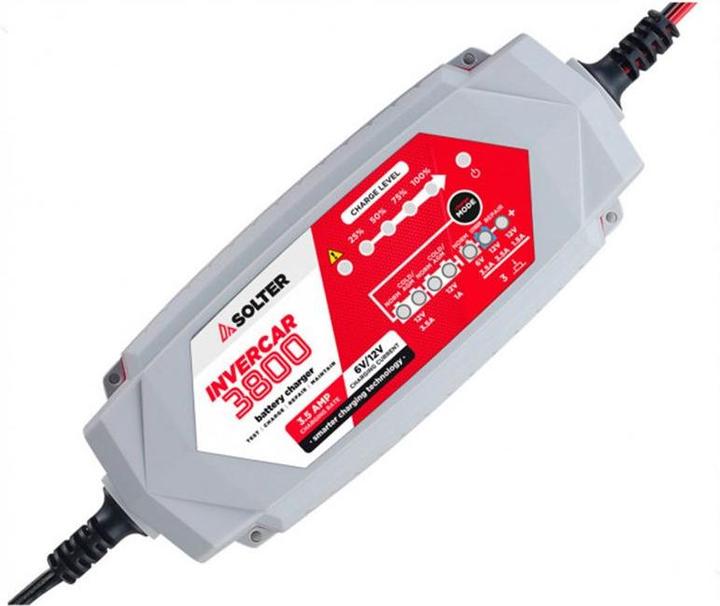 Solter KANGAROO 82921 intelligente acculader, 3800, 6/12 V ...