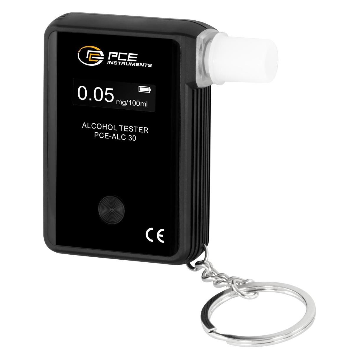 PCE Instruments PCE-ALC 30 Alkoholtester 0 bis 2 mg/ml Alarm, inkl ...