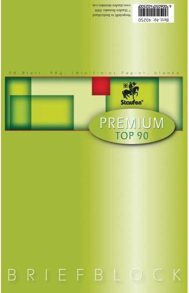 Staufen Briefblock A5 50BL blanco 90g weiss (A5, Blanko) - Digitec