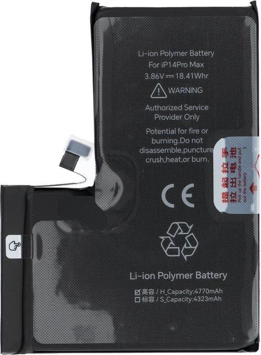 NoName Battery JCID JCID Battery for iPhone 14 Pro Max 4770 mAh (high ...