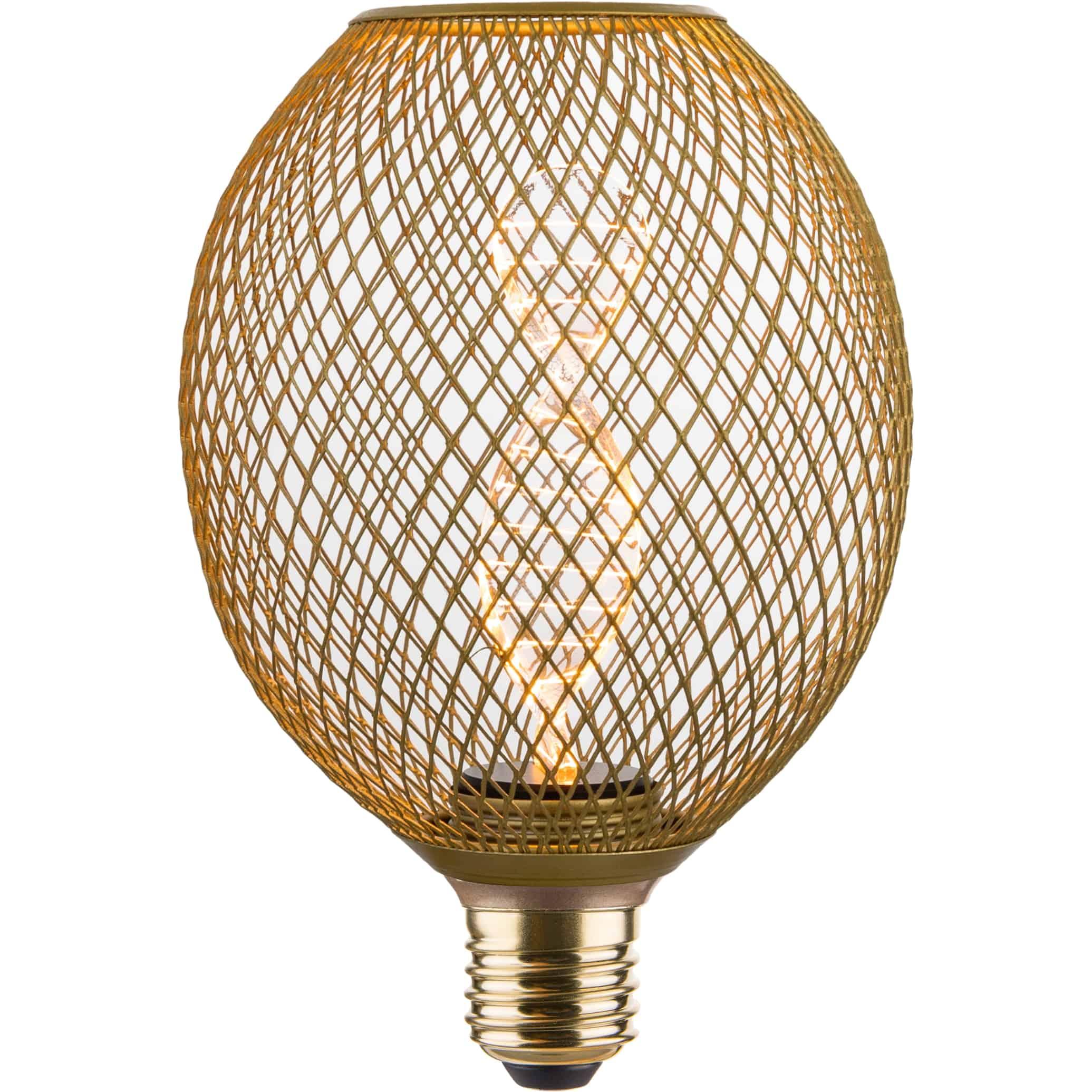 Enovalite LED-Filament-Lampe, DNA Mesh Amber, E27, 3,5W, 120lm, 1800K ...