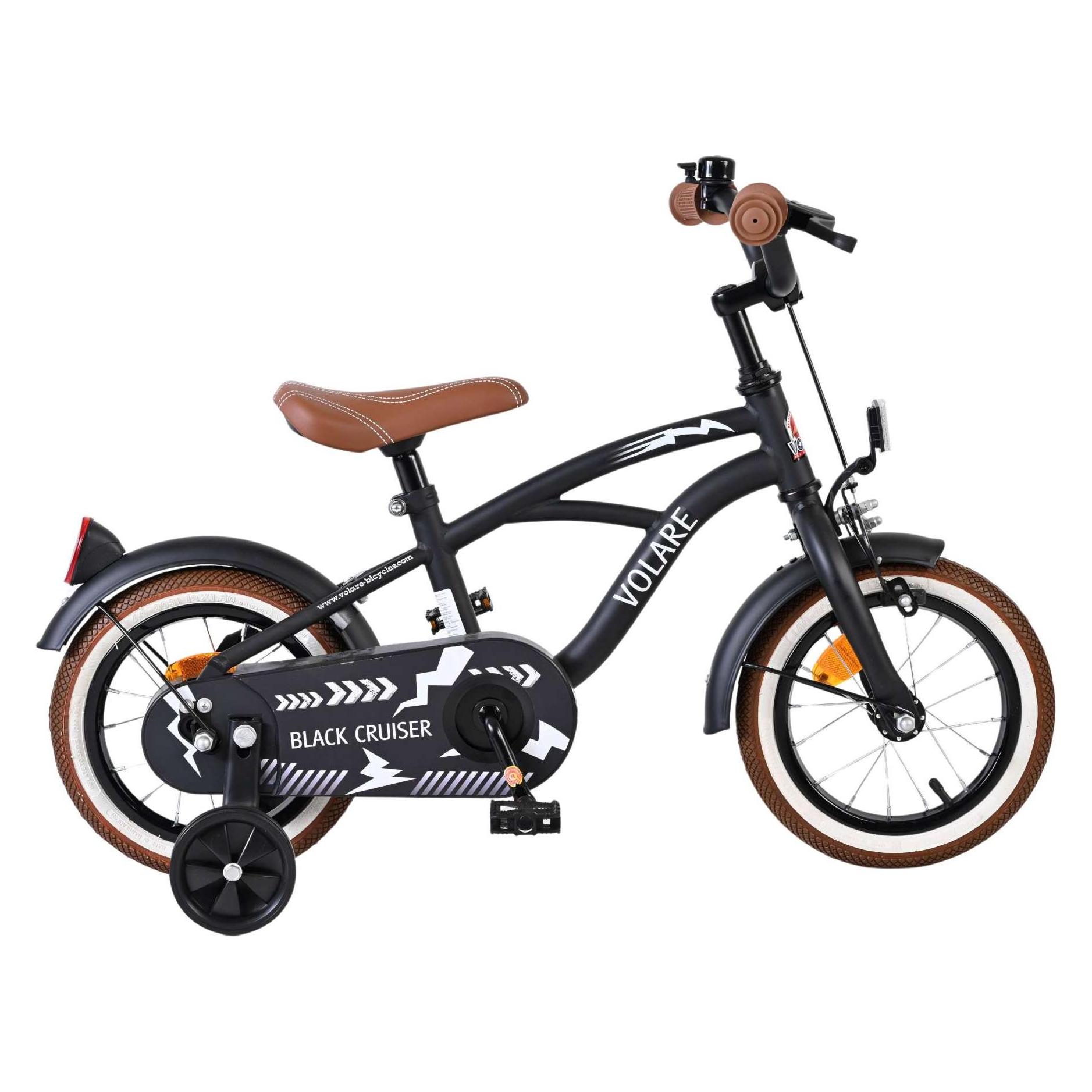 Volare - Children's Bicycle 12 - Black Cruiser (51230) - Galaxus