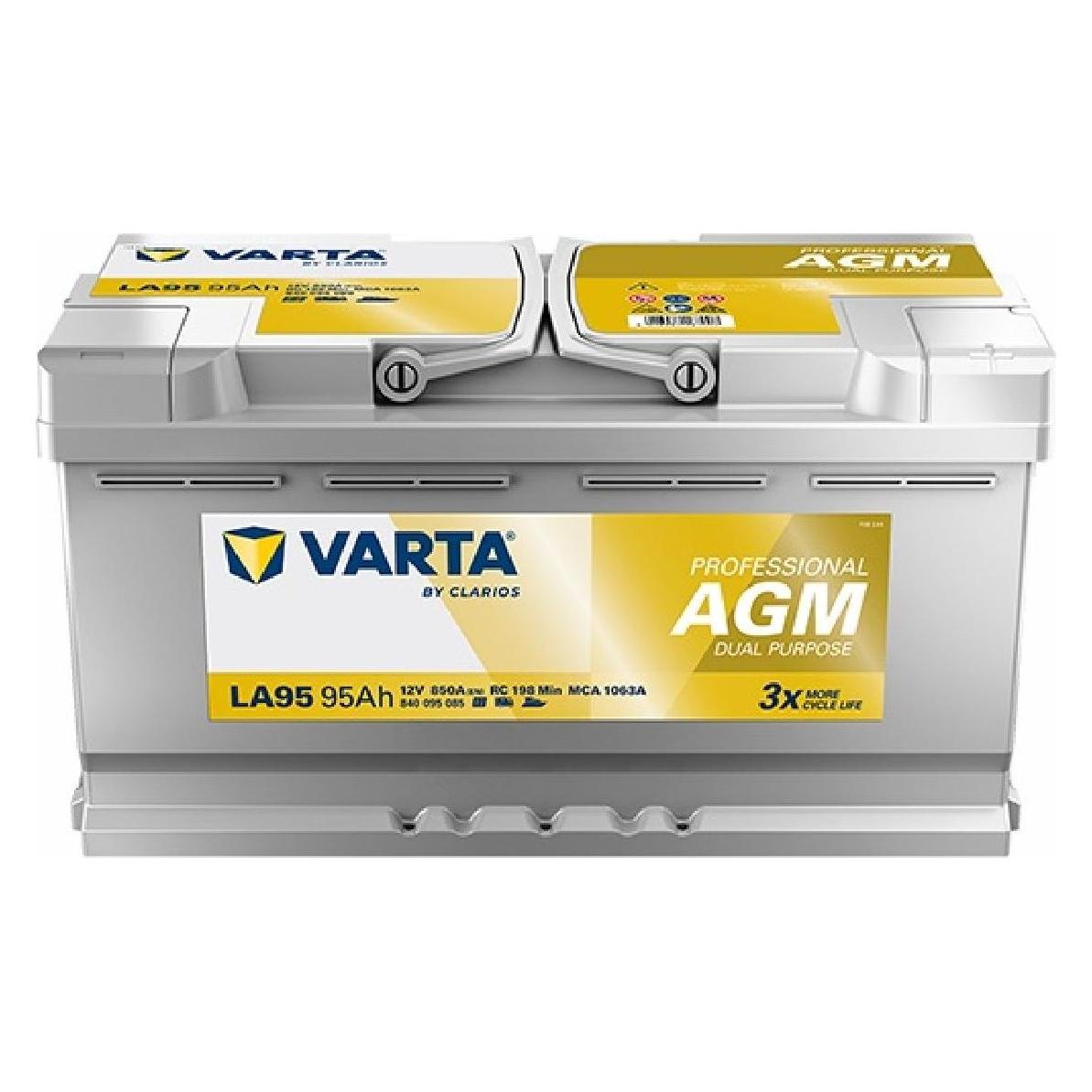 Varta Dual-Purpose AGM-Batterie Professional 12V 95Ah 850A - Digitec