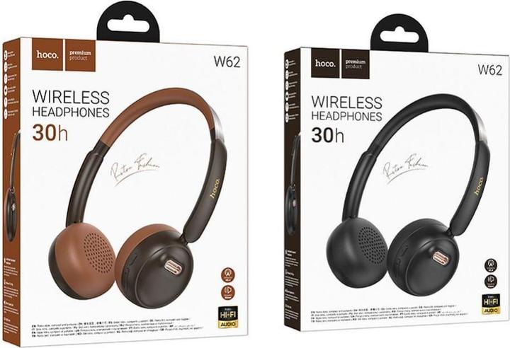 Hoco Wireless headphones wire headphones bluetooth W62 wire - Galaxus