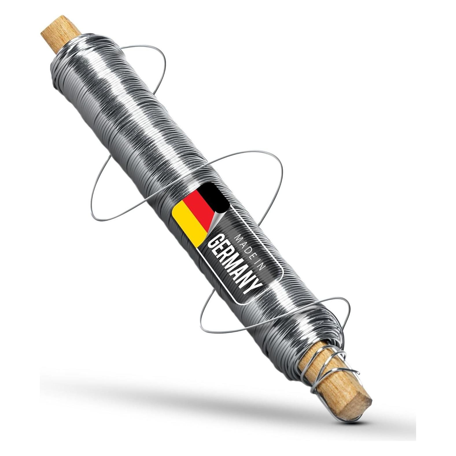 Novaliv Aluminiumdraht Ø 0,65mm I Basteldraht silber I Alu Draht zum ...