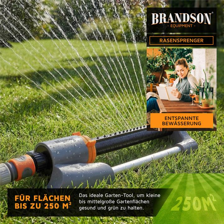 Brandson Viereckregner Garten Rasensprenger, Flächenregner, für Flächen ...