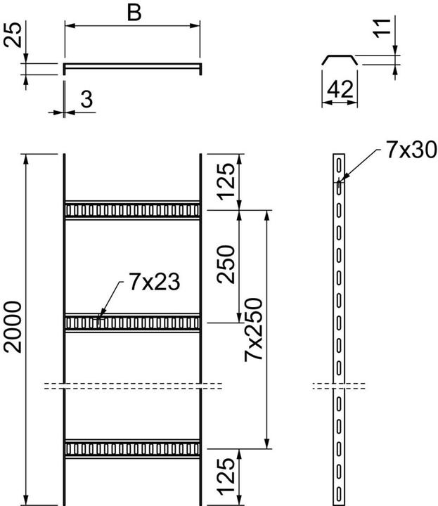 OBO Bettermann Cable ladder shipbuilding SL 42 075 A2 - buy at Digitec