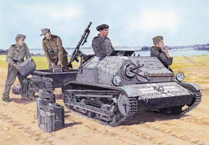 Mirage Hobby Tankette TKS/MG 15 mit Universal Transportanhänger - Digitec
