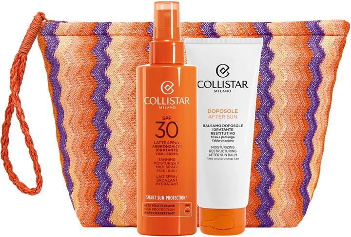 Collistar Sun Kit Spray Milk Spf 30 200ml After Sun Balm 100ml Pouch