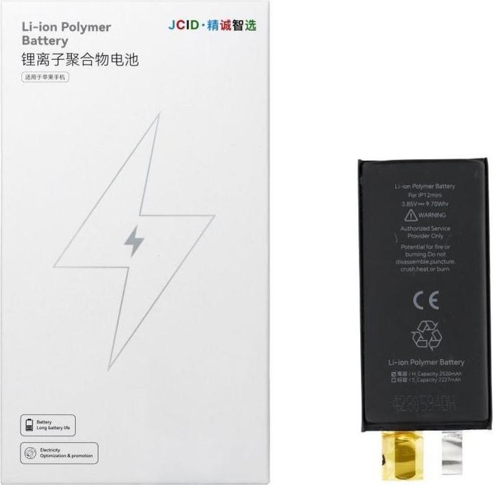 NoName Battery JCID JCID Battery without BMS for iPhone 12 Mini (high ...