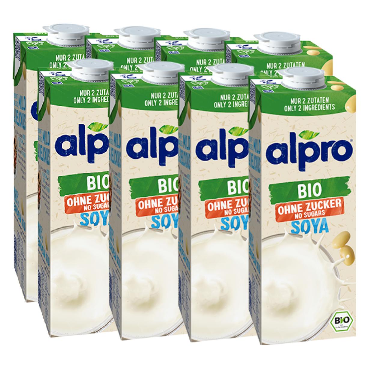 Alpro Bio Sojardrink (8 x 100 cl) - kaufen bei Galaxus - Galaxus