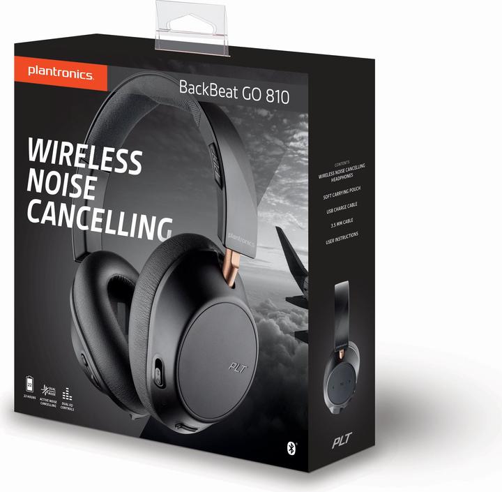 Poly Plantronics Backbeat GO 810 - Kopfhörer mit Mikrofon - Galaxus