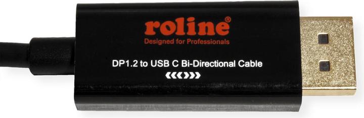 Roline USB type C - DisplayPort, v1.2, câble adaptateur bidirectionnel ...