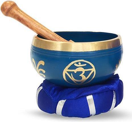 Saraswati Klangschalen Set "Muladhara Chakra" rot mit Klöppel & Kissen 10cm ca. 330g - Digitec