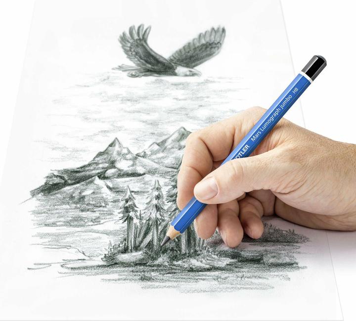 Staedtler Bleistift 'Mars Lumograph jumbo' 2B (5.30 mm, 2B, 1x) - Galaxus