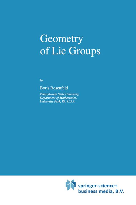 Springer Geometry of Lie Groups - kaufen bei Galaxus