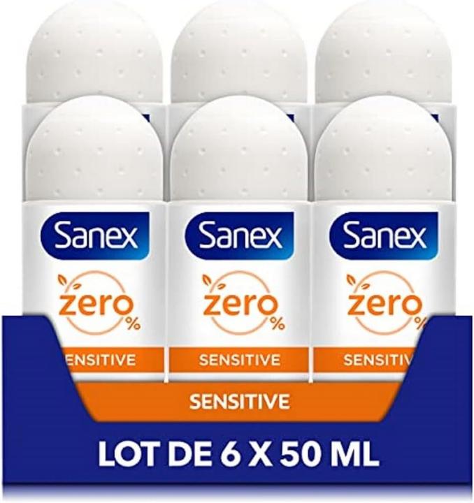 Sanex 0% sensitiver Kugel Deodorant, 6x50 ml - kaufen bei Galaxus